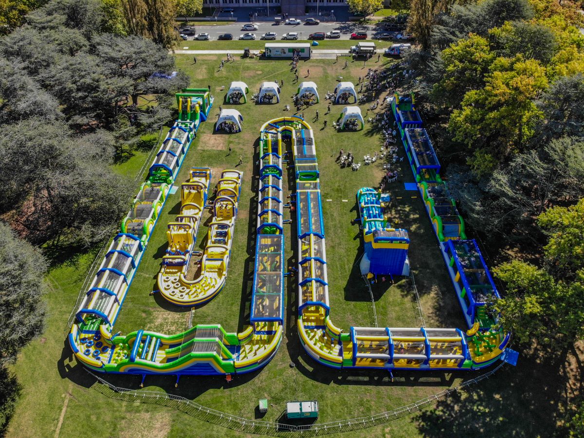 Australia's largest inflatable obstacle course is returning to Canberra ...