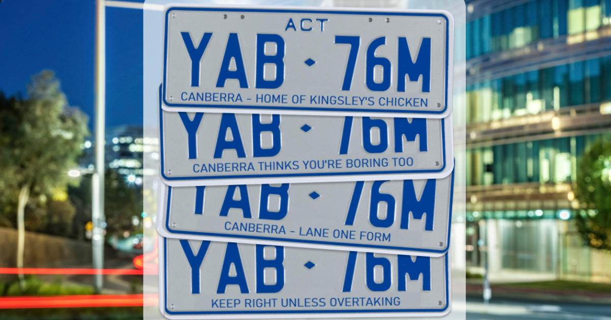 We asked Canberrans to come up with a new slogan for ACT licence plates ...